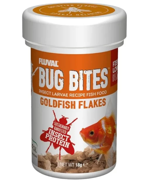 Fluval Bug Bites Goldfish Flakes 18G - Country Lifestyle